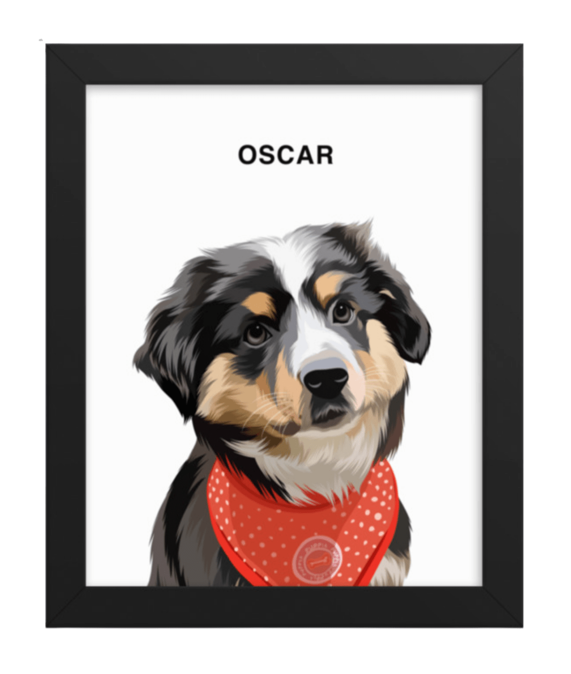 Framed Pet Portraits – Curated Paws
